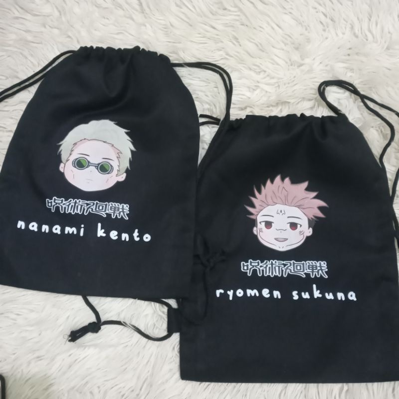 Jujutsu kaisen DRAWER bag gojo inumaki nanami itadori ryomen sukuna ...