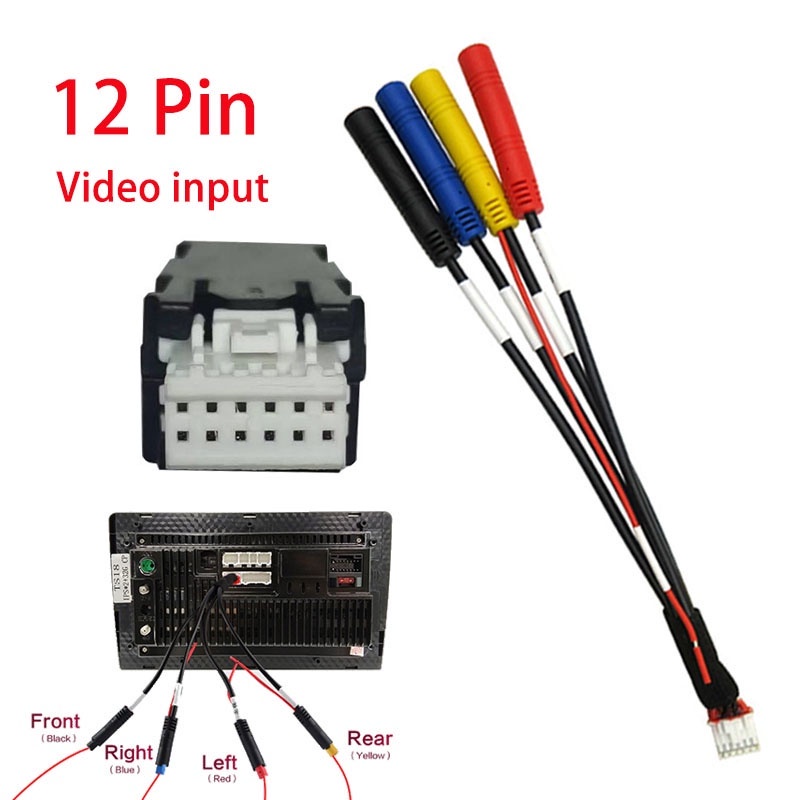 (guagnzhou type)12-pin Wiring Harness for Android Multimedia 360 ...