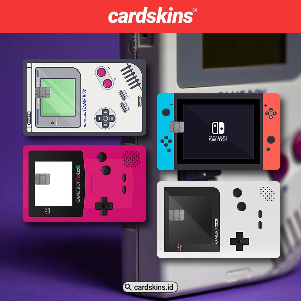 GAMEBOY | GARSKIN / ATM CARD STICKER / ATM CARD SKIN / DEBIT / CREDIT ...