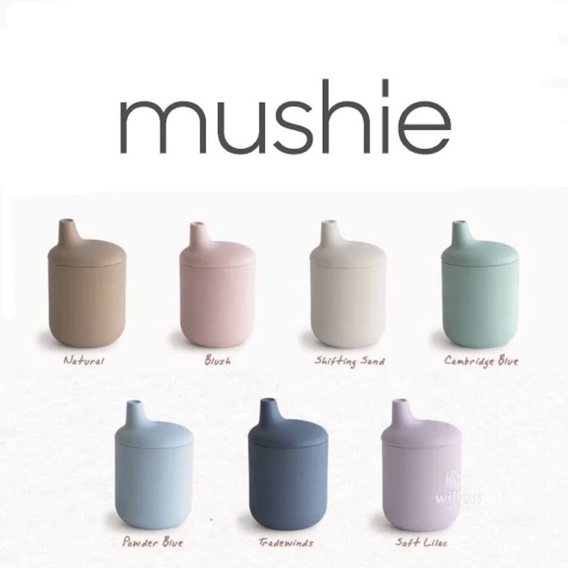 Mushie Sippy Baby Silicone Cup Bottle Sip Scandinavian Kid Botol bayi ...