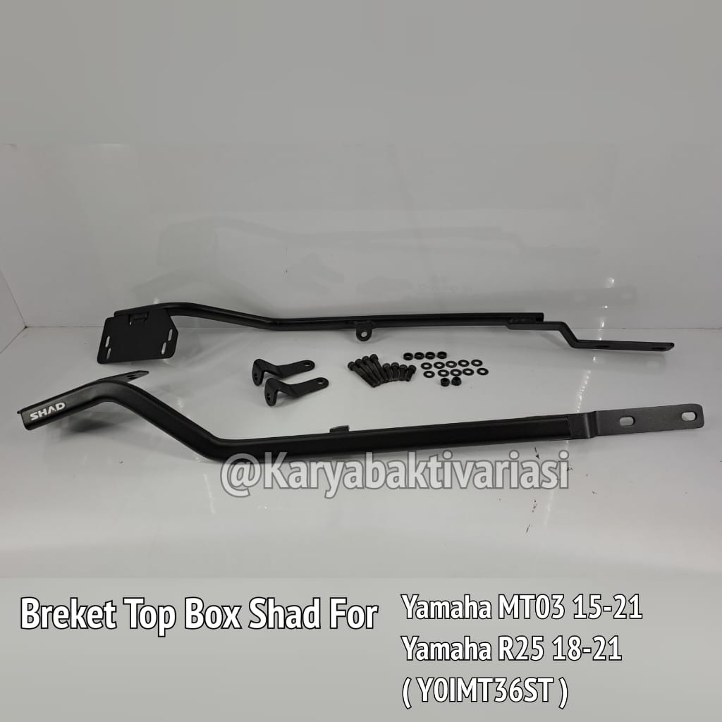 Shad TOP BOX BREKET FOR YAMAHA MT25 15-21, and R25 18-21 | Shopee Malaysia