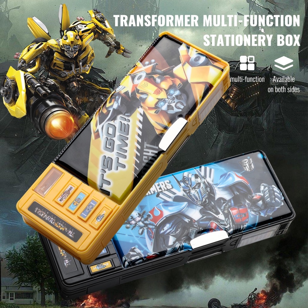 Transformers Password Pencil Case Stationery Pensel Box Stationery Box ...