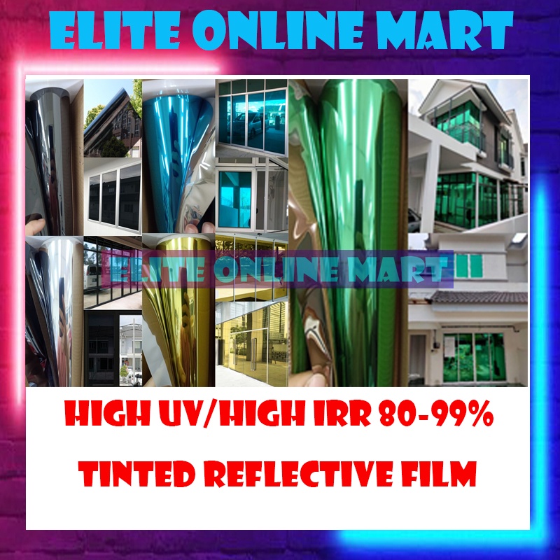 Tinted Rumah / Window Film / Siap potong / Tinted Office / Reflective ...