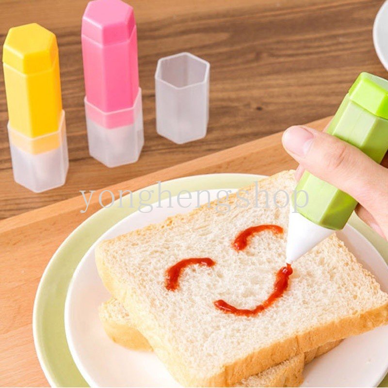 3pcs/set Baking Biscuit Bread Painting Pen DIY Breakfast Cake ...