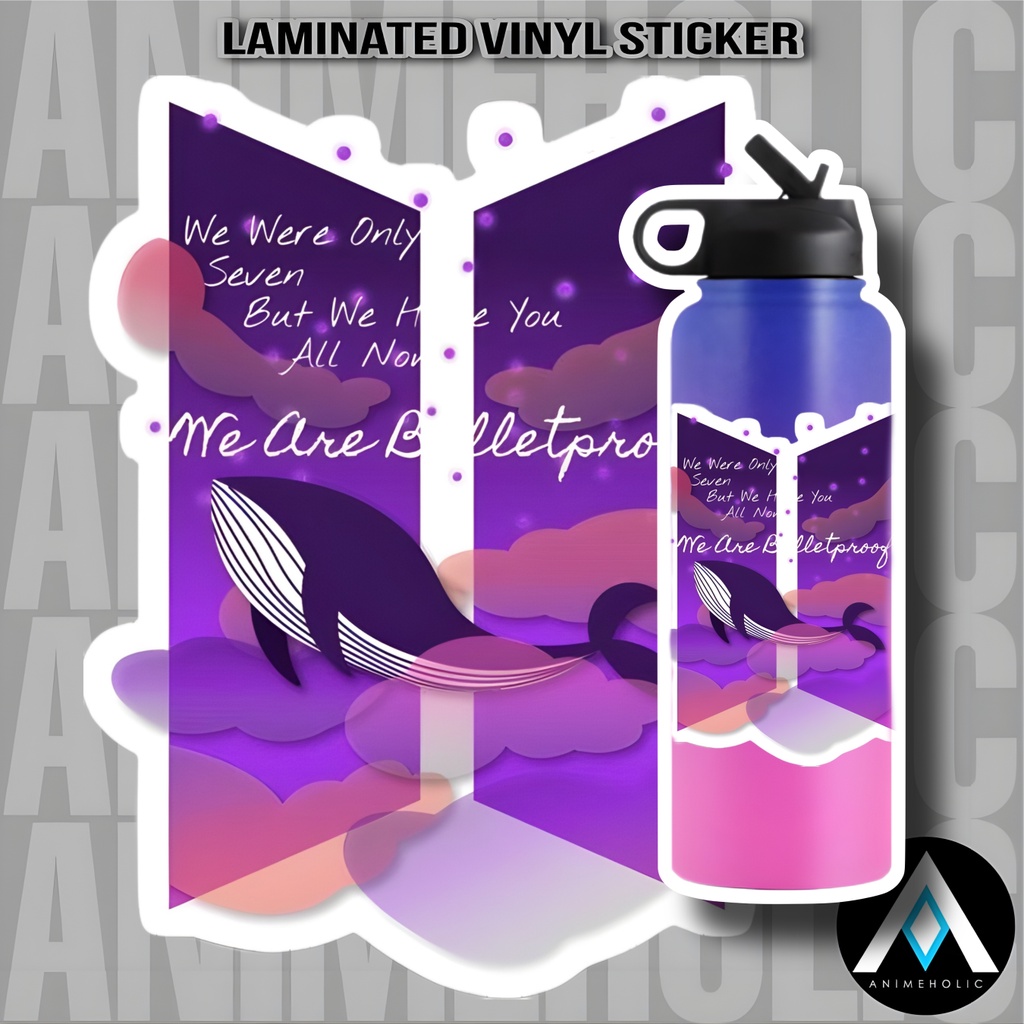 BTS LOGO COLLECTIBLE DECALS STICKERS | LAMINATED VINYL STICKER | Shopee ...