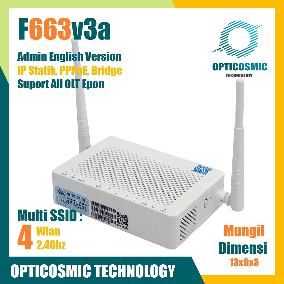 Zte F663 XPON ONT ZTE F663NV3a EPON GPON Support | Shopee Malaysia