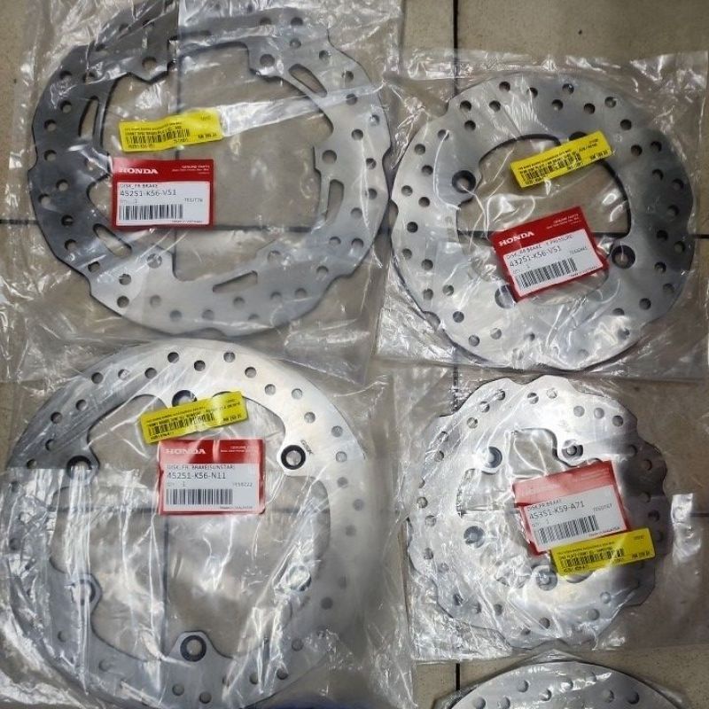 DISC PLATE ORIGINAL HONDA RSX150/RS150/VARIO/PCX/AIR BLADE (FRONT/REAR ...