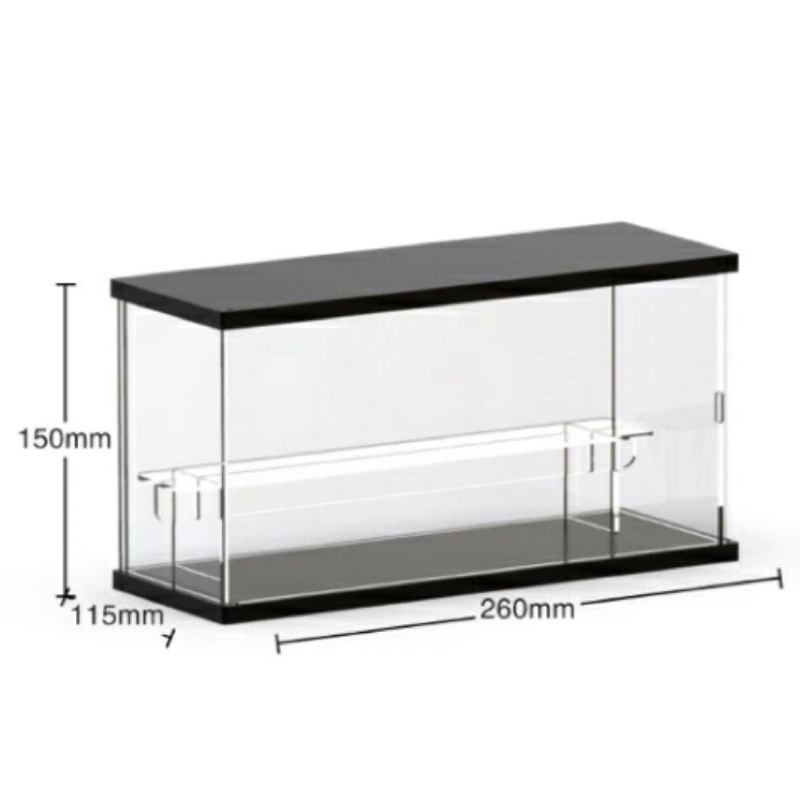 Classic Black Display Box / Showcase for Perfume, Popmart, Figures ...