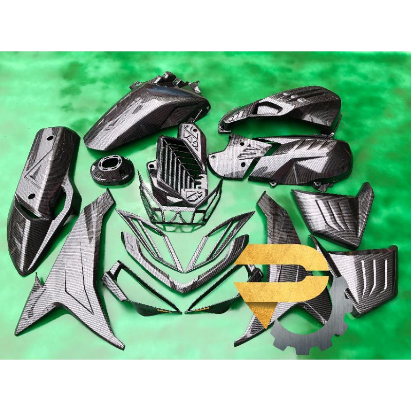 HONDA VARIO160 CARBON SET 13 IN 1 ALL CARBON COVER SET | Shopee Malaysia