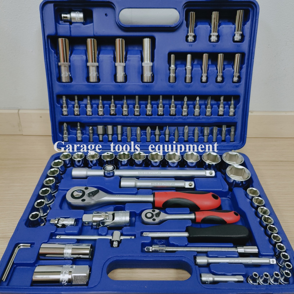 SB Tools 95Pcs Box Socket Set | Tool Set (1/4"DR & 1/2"DR ) | Shopee ...