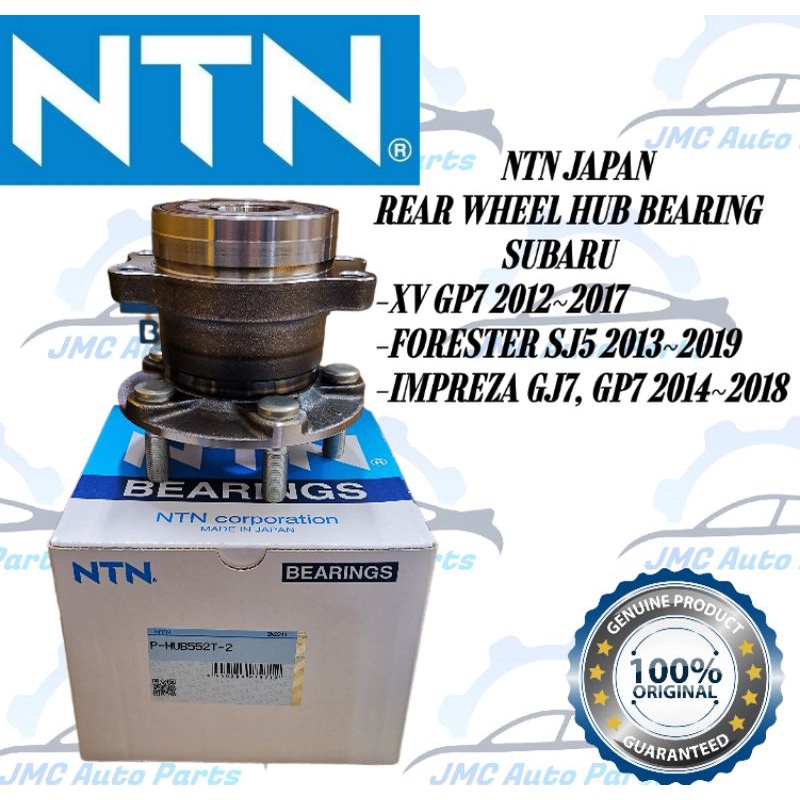 SUBARU XV GP7 FORESTER SK7 BELAKANG REAR WHEEL BEARING HUB552T-1 / HUB552T-2 / HUB334T-4 NTN ...