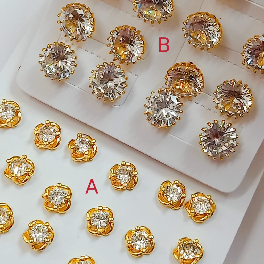 Earring Subang Emas Bangkok GOLD PLATED | Shopee Malaysia