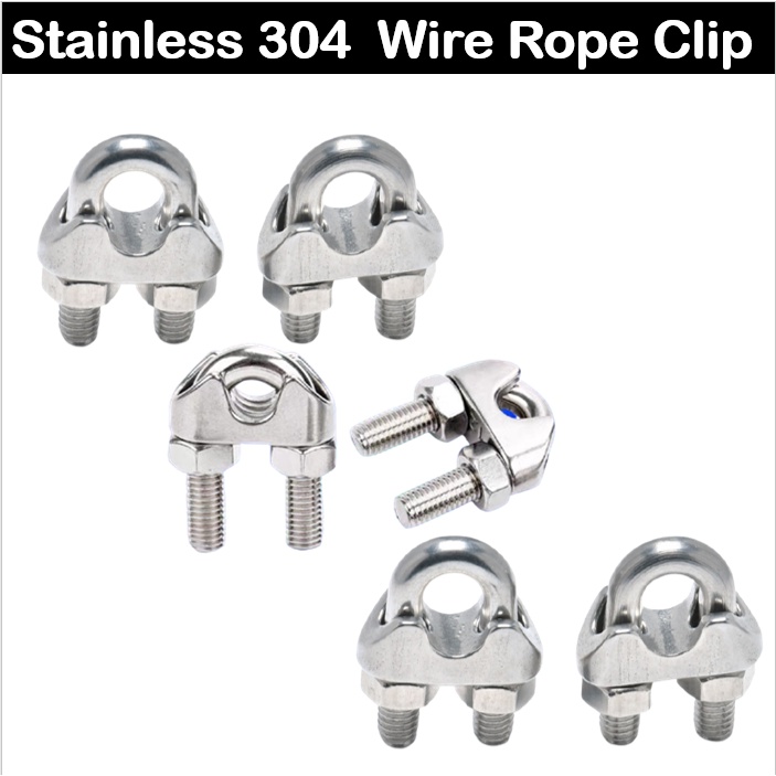 16-20mm Stainless Steel Wire Rope Clip thimble turnbuckle Wire Rope ...