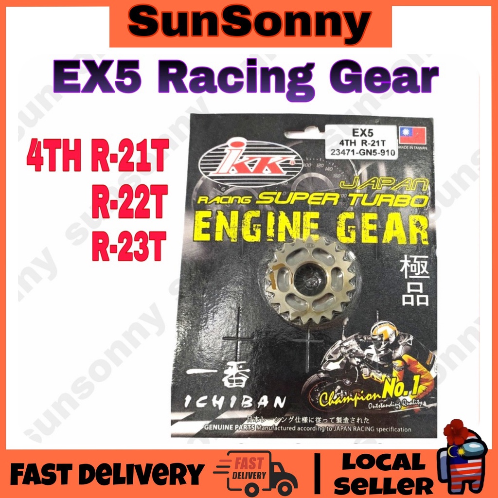 Honda Ex5 4Th - 21T 22T 23T Racing Gear Box IKK | Shopee Malaysia