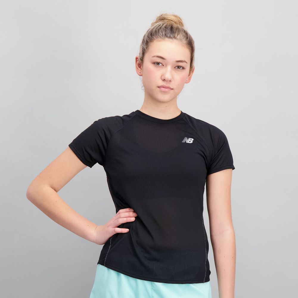 New Balance Impact Run Short Sleeve Womens Tops | Shopee Malaysia
