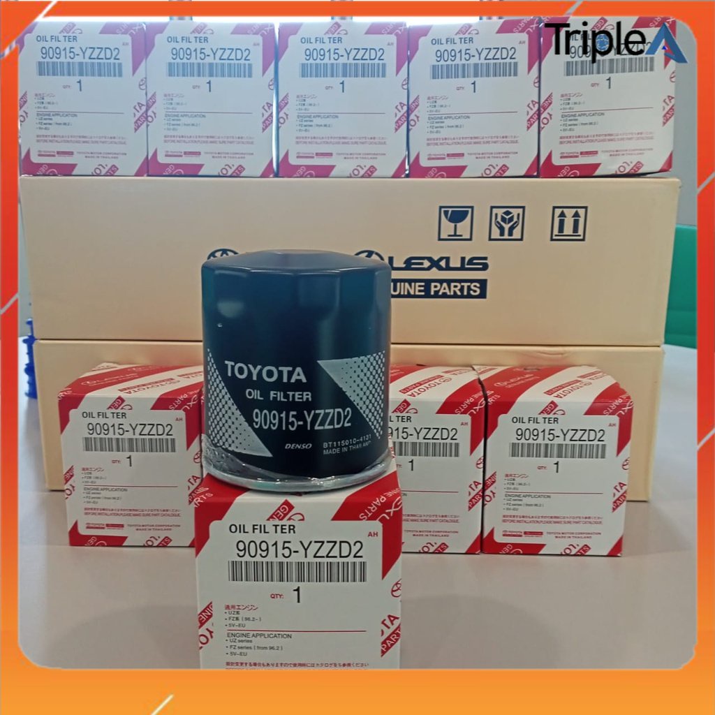 OIL FILTER TOYOTA D2 (90915-YZZD2) FOR TOYOTA HILUX INNOVA FORTUNER ...
