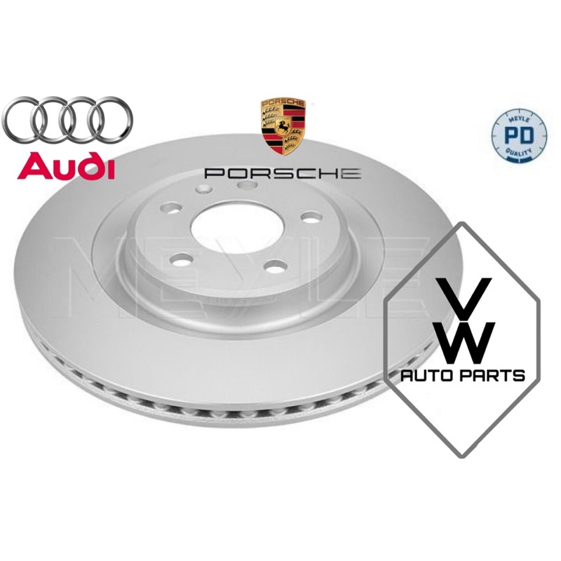 ( 100% MEYLE ) REAR BRAKE DISC ROTOR FOR PORSCHE MACAN 95B AUDI A7 3.0 ...