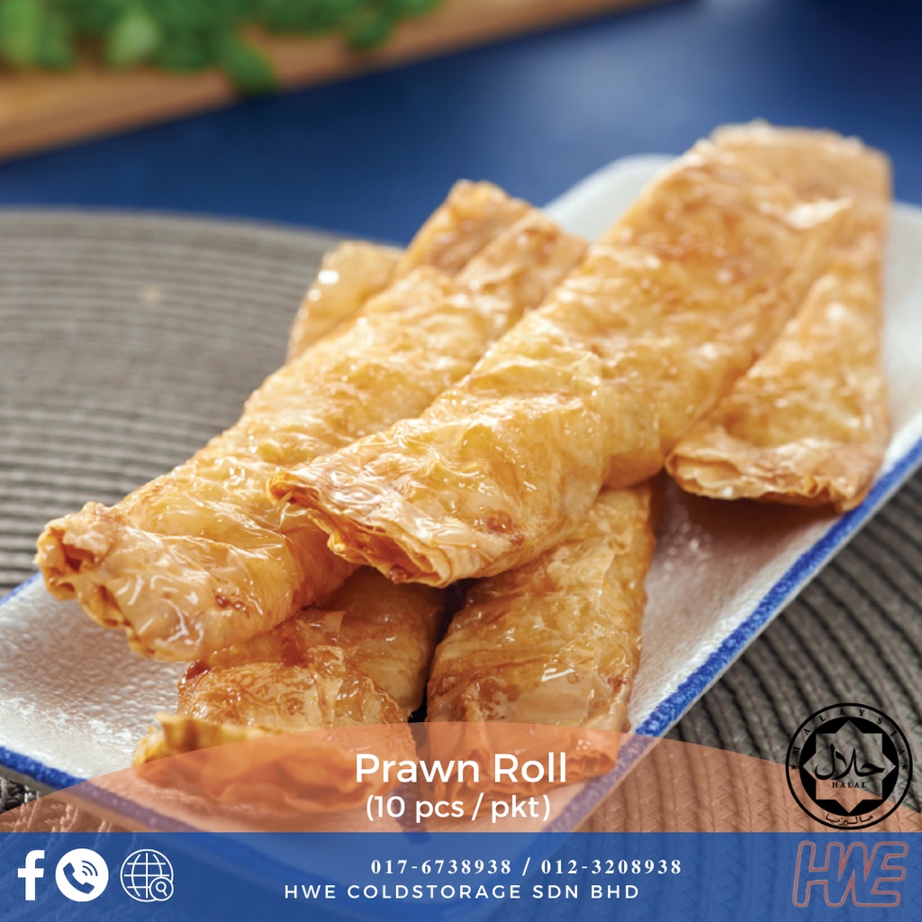 [Halal Dim Sum] Ocean Planet Prawn Roll 虾卷 | Udang Gulung | Shopee Malaysia