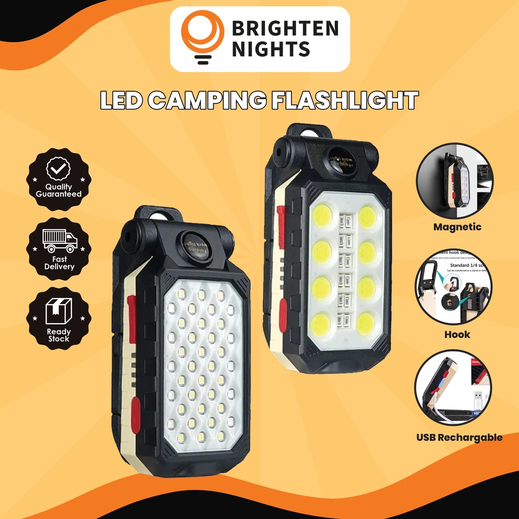 Waterproof camping lamp 1100W LED light USB car Flashlight 4 modes手电筒 ...