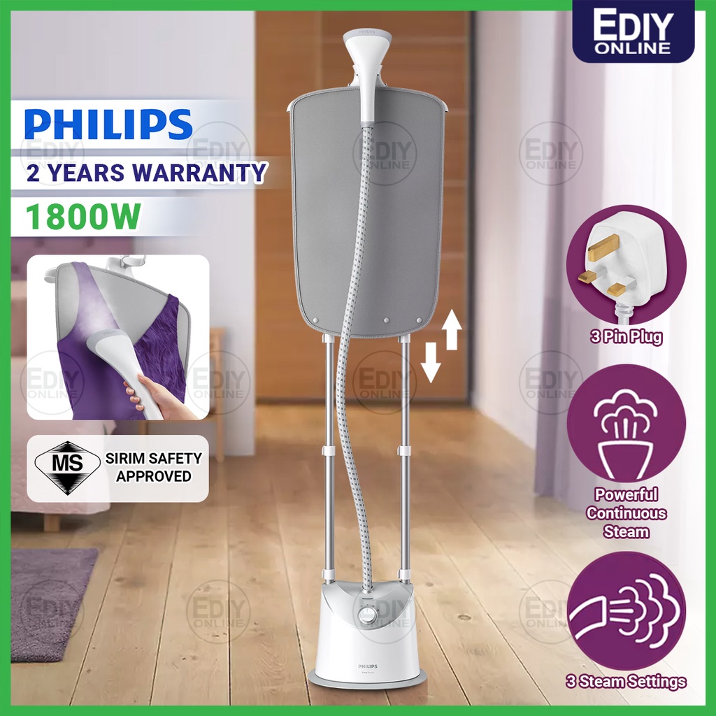 PHILIPS GC487 GC487/86 Easy Touch Stand Garment Steamer Iron (1800W ...