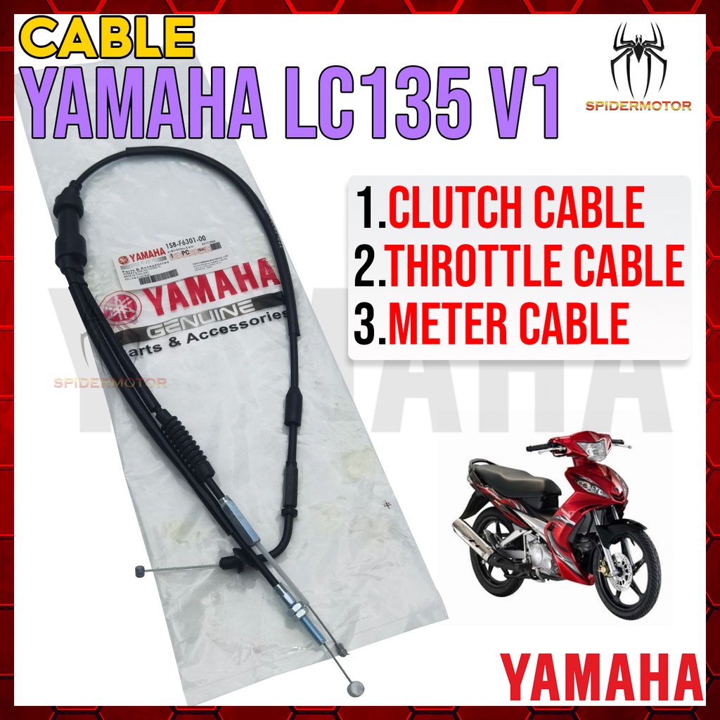 Clutch Cable Throttle Cable Meter Cable LC135 / LC 135 V1 Oil Kable ...
