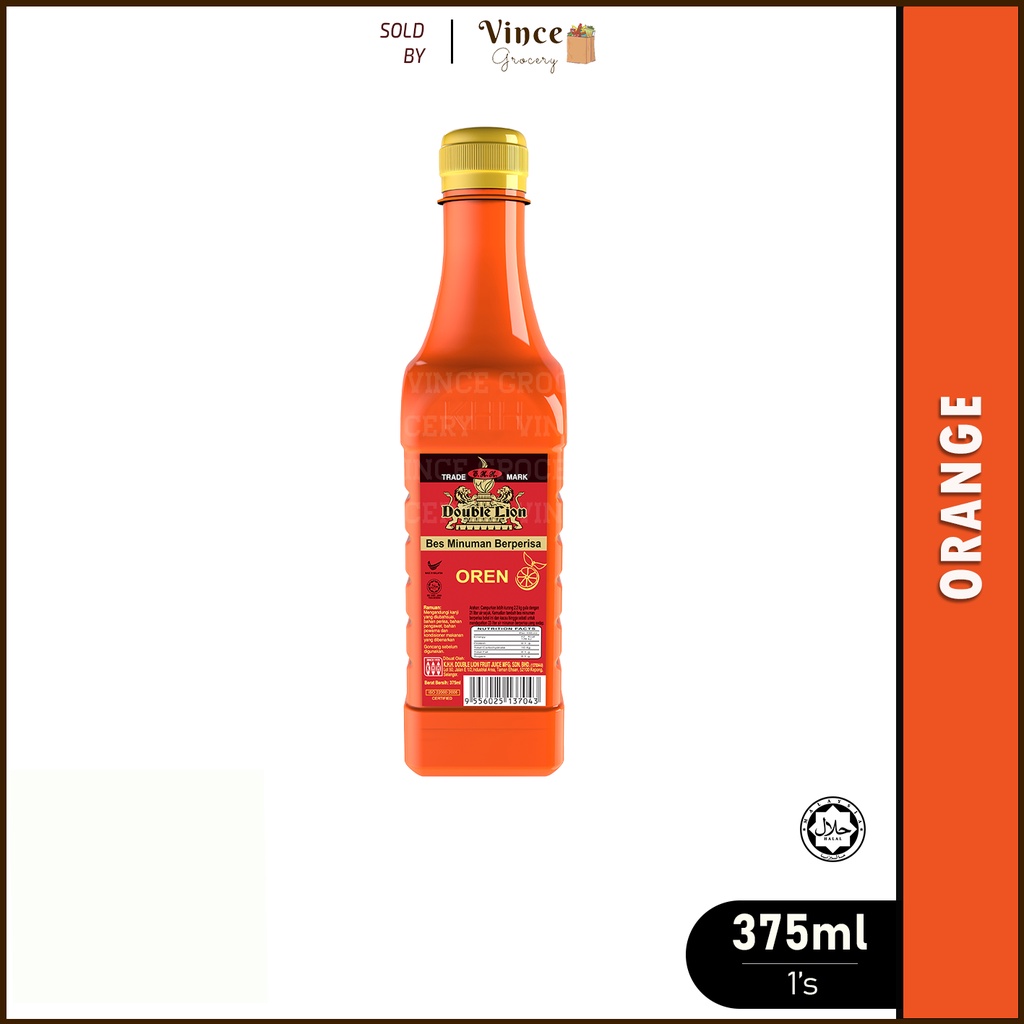 DOUBLE LION Flavoured Concentrated · Bes Minuman Berperisa | 375ml ...