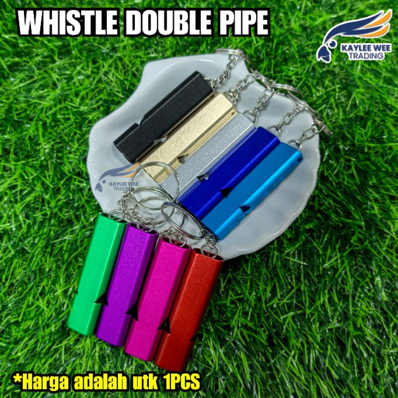 ALUMINIUM ALLOY DOUBLE PIPE WHISTLE 1PCS | Shopee Malaysia
