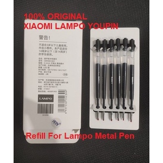 Original XIAOMI Refill for Lampo Metal Pen Original contains 6 pcs ...