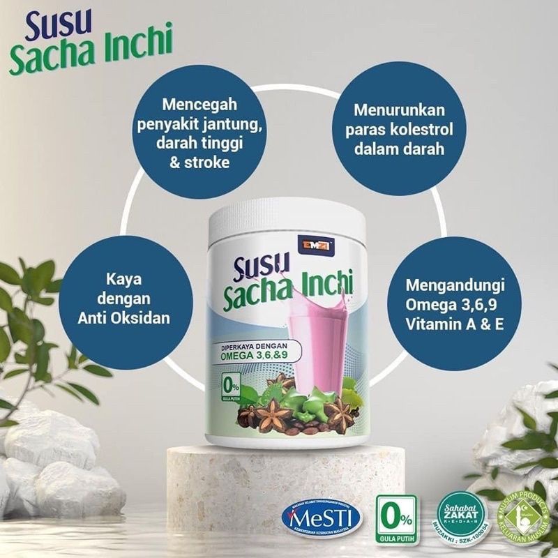Susu sacha inchi original HQ 270 gram | Shopee Malaysia