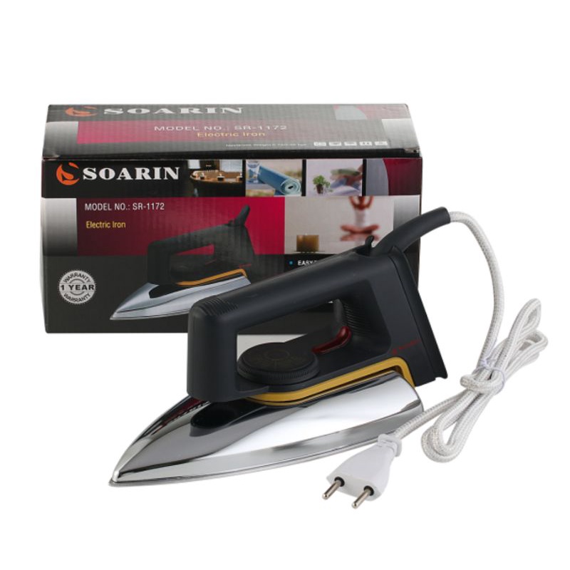 SOARIN-Electrical Iron new design with silver coating , quick ironing ...