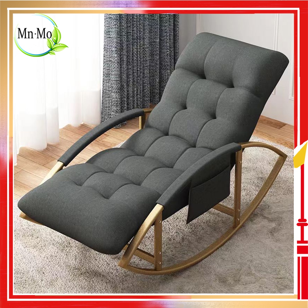 Rocking Chair Adult Chair Balcony Home Lounge Clean Lazy Chair Red Sofa ...