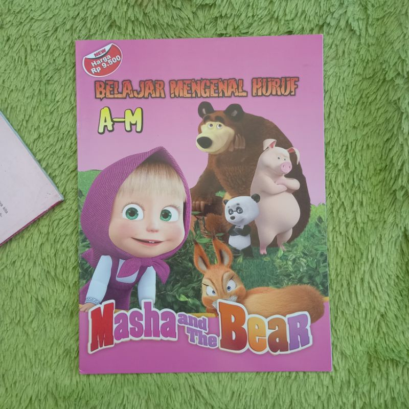 Original SMART BOOK COLORING MASHA AND THE BEAR LEARNING TO KNOW THE ...