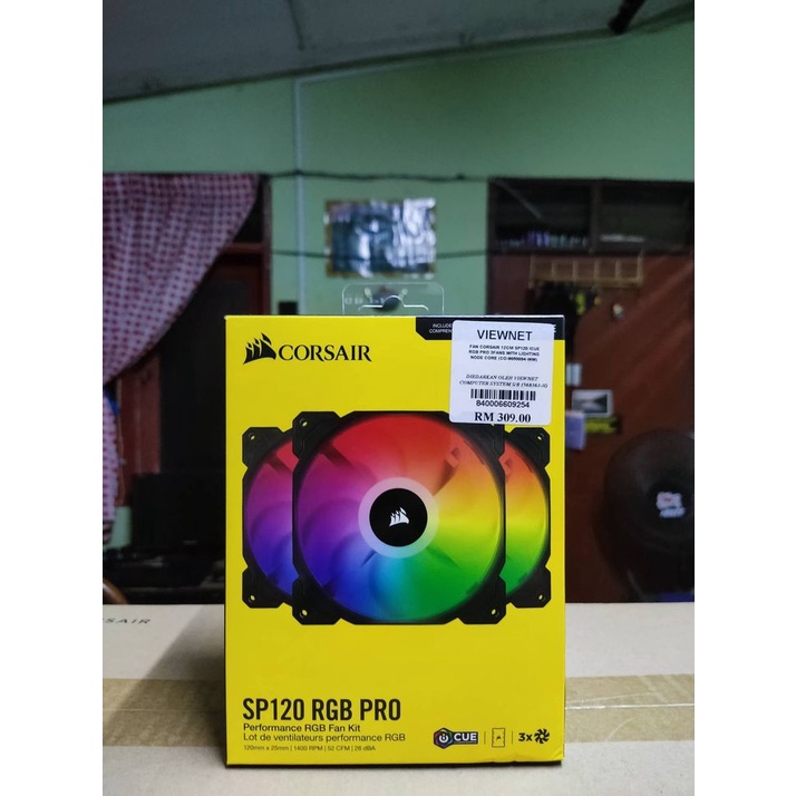 CORSAIR iCUE SP120 RGB PRO Performance 120mm Triple Fan Kit with ...