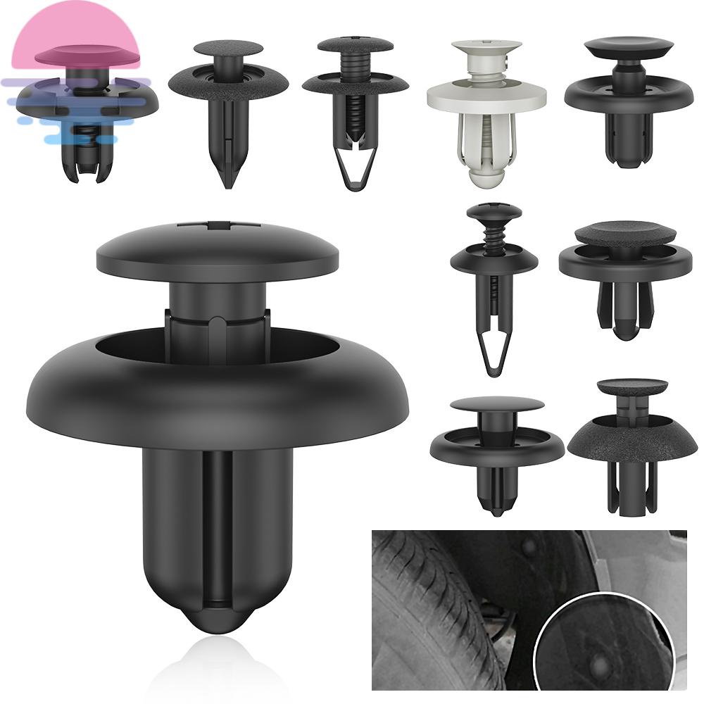 100pcs Car Retainer Clips Plastic Auto Fasteners Fender Bumper Clips ...