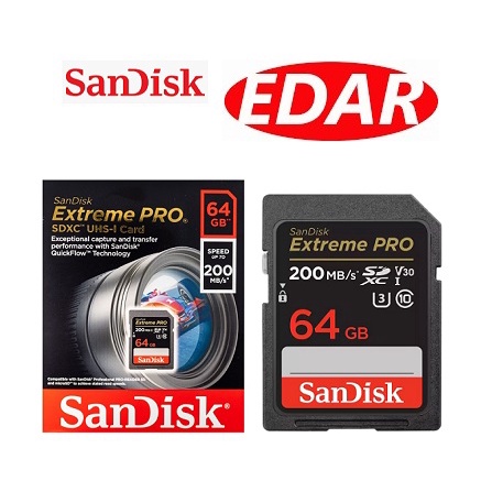 SanDisk 64GB Extreme PRO SDXC C10 UHS-I/U3/V30 SD Card up to 200MB/s UHD Video | Shopee Malaysia