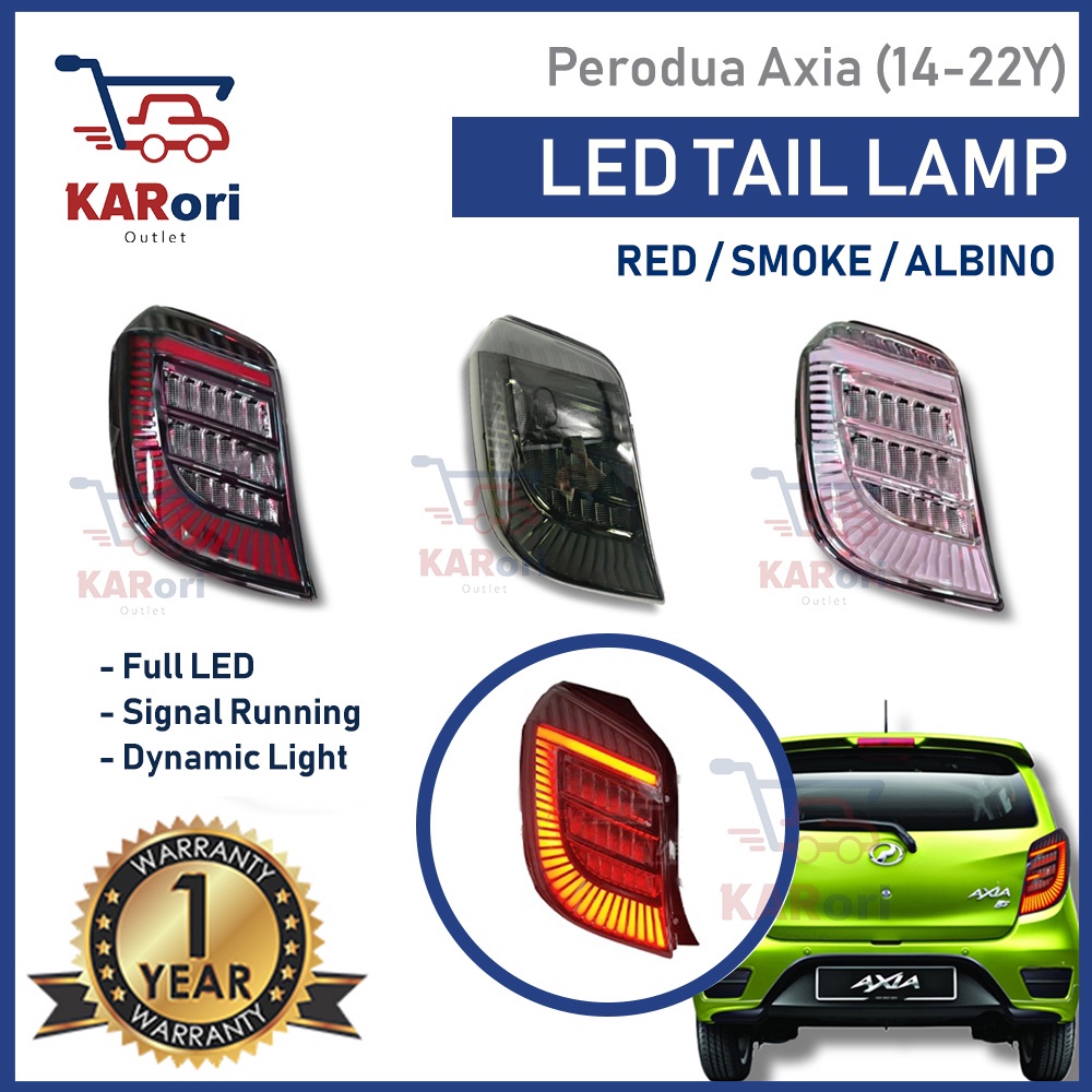 PERODUA AXIA 14-22Y LED TAIL LAMP / TOYOTA WIGO TAIL LAMP (DRAGO SCALE ...