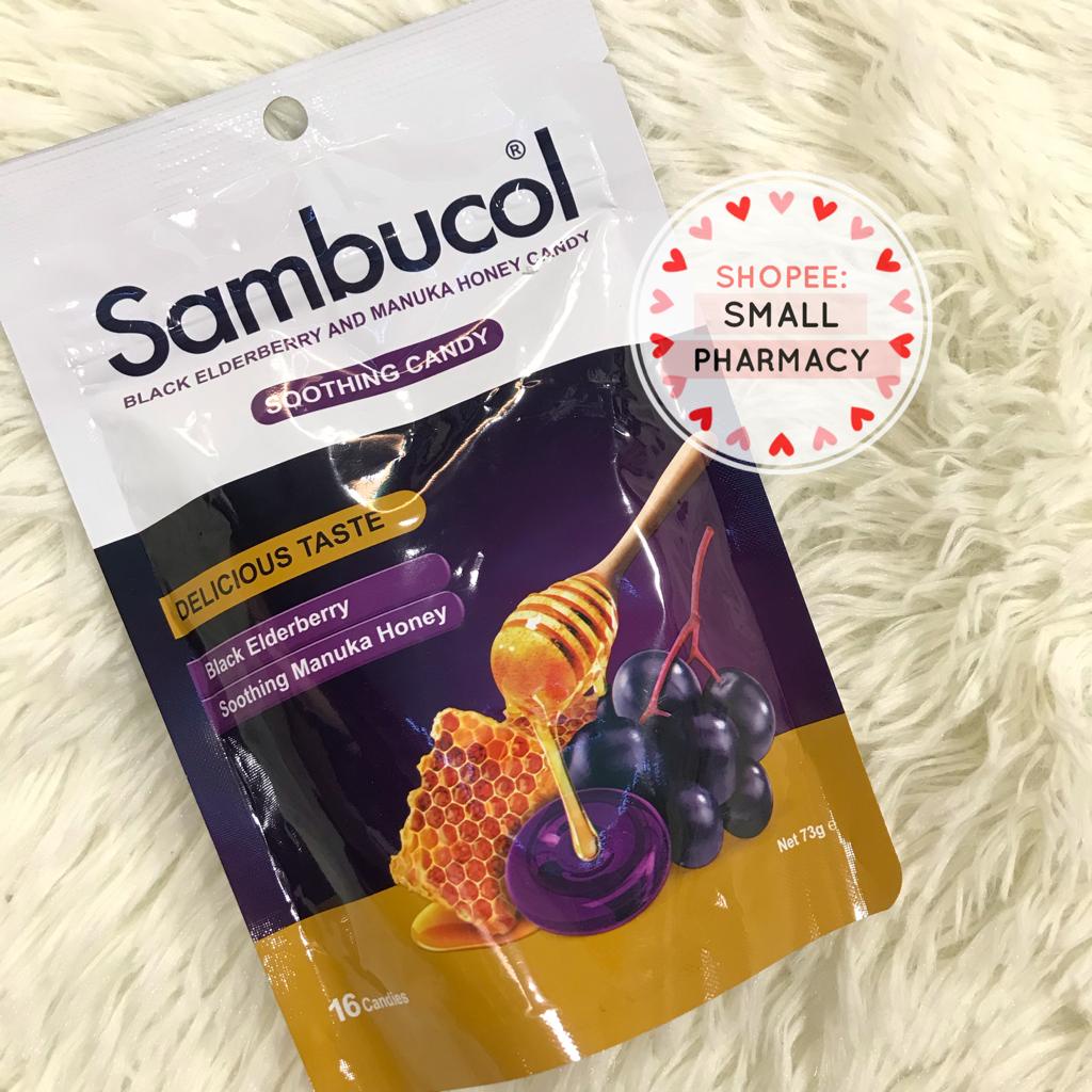 Sambucol Black Elderberry and Manuka Honey Candy 16s 080426 [ Soothing ...