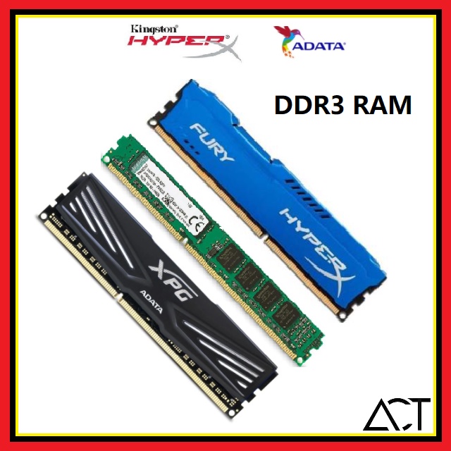 DDR3 USED RAM 2GB 4GB 8GB RAM 1333MHZ /1600MHZ / 1866MHZ USED | Shopee ...