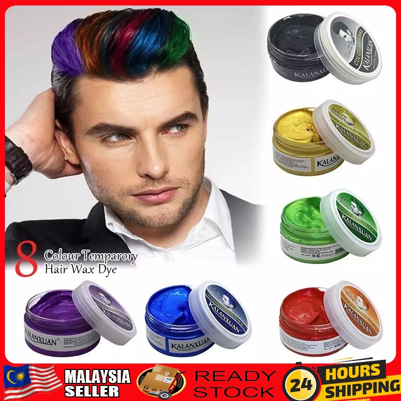 Temporary Colour Hair Wax DIY Pomade Hair Dye Non-toxic Washable ...