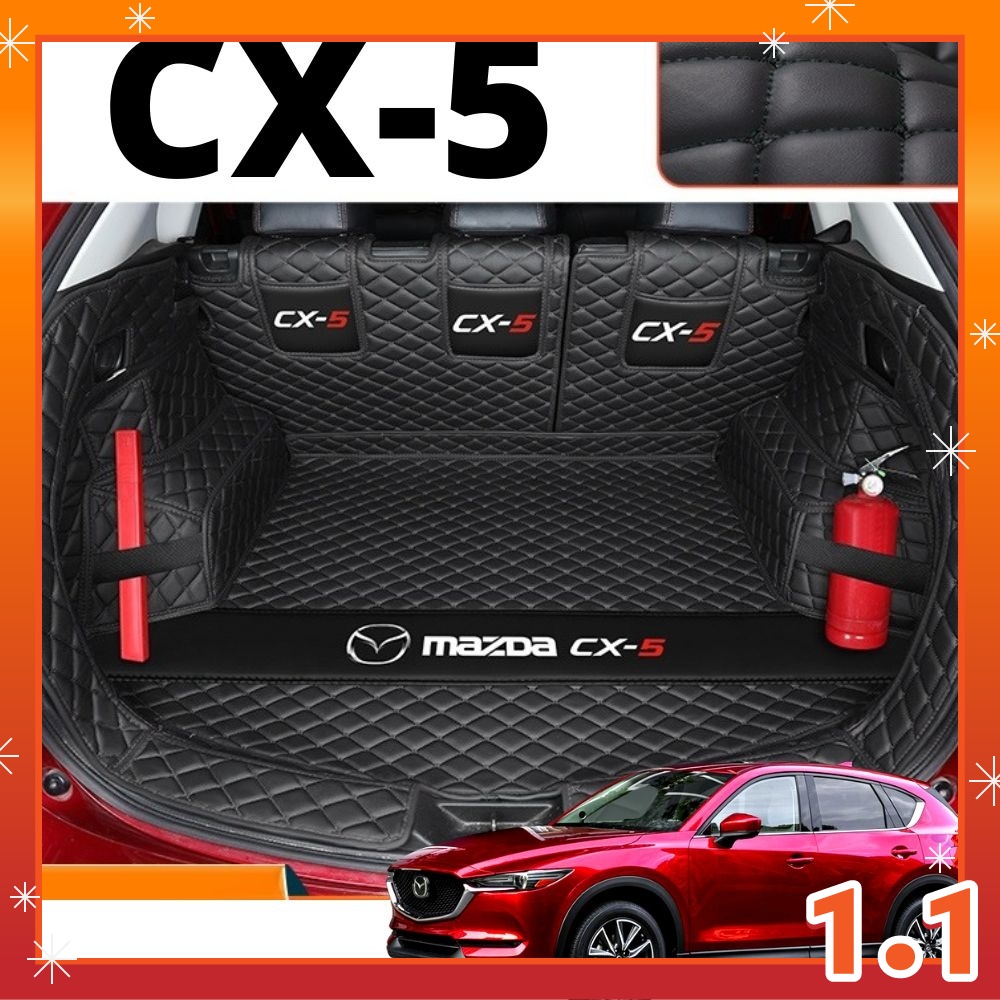 FREE POS Boot leather cover for Mazda cx-5 2017-24 car mat bonnet car ...
