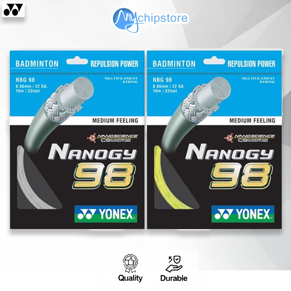 Original YONEX NANOGY 98 Quality Badminton Racket Strings | Shopee Malaysia