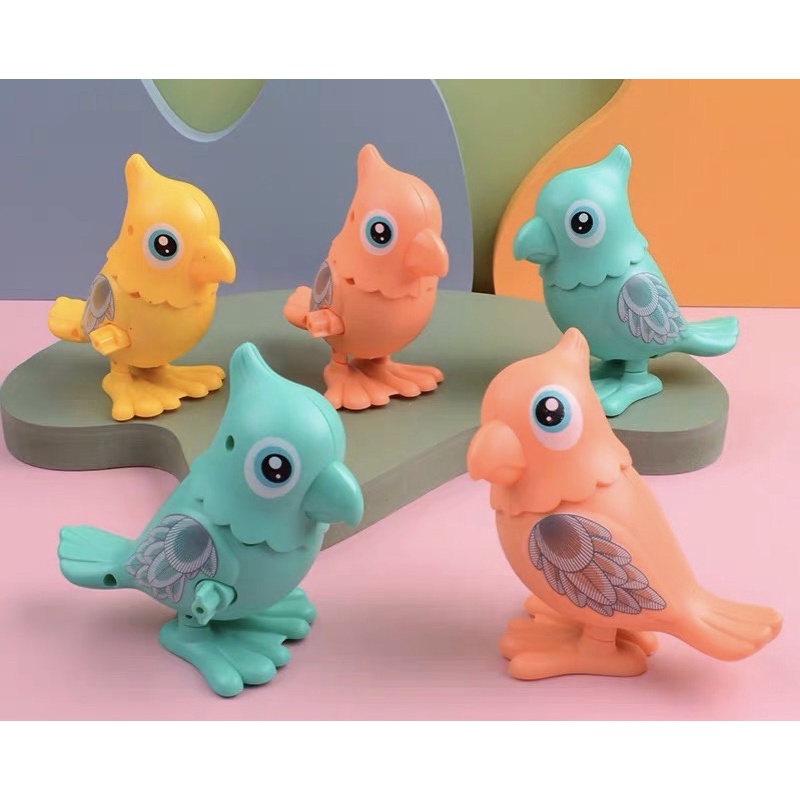 Wind Up Animal Clockwork Toys Jumping Birds Vintage Toy For Children ...