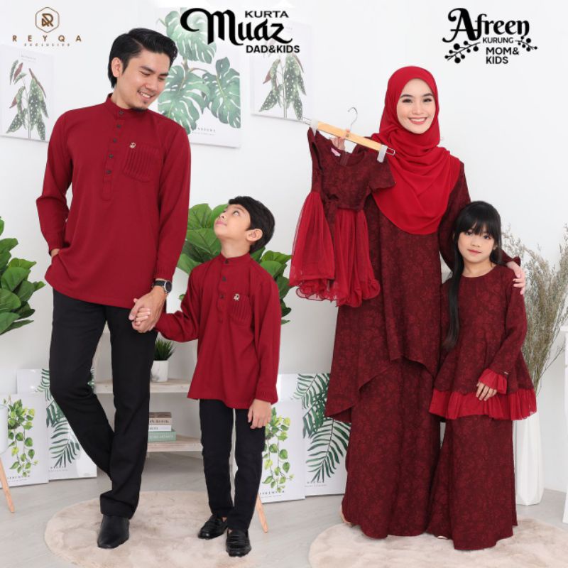 NEW ARRIVAL | FAMILY SET SEDONDON | KURUNG AFREEN, GOWN BABY & KURTA ...