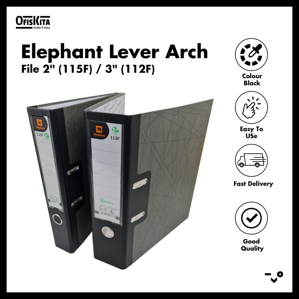 Elephant Lever Arch File | Shopee Malaysia