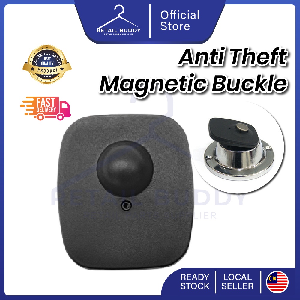 Anti-theft RS Magnetic Buckle Security Alert Tag Alarm EAS Magnet Hook ...