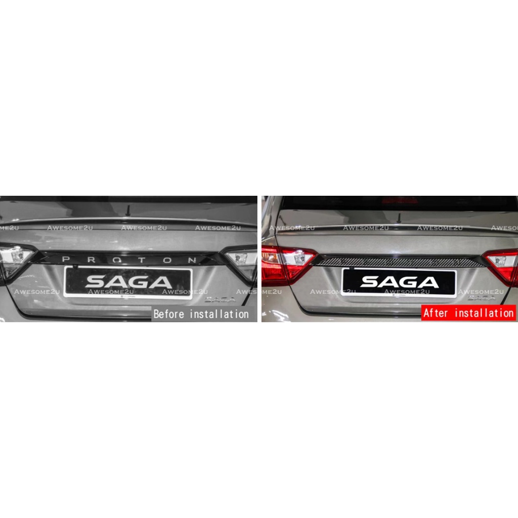 Awesome2u Proton Saga MC2 2021-2023 Rear Tail Gate Trim Garnish ...