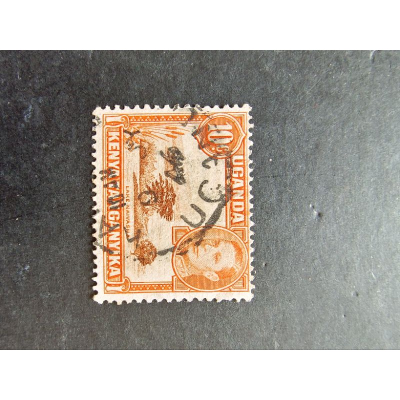 AN115 very old and rare 1938Uganda Kenya Tanganyika King George IV used ...