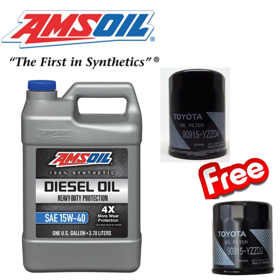 (𝐌𝐀𝐃𝐄 𝐈𝐍 𝐔𝐒𝐀) Amsoil 100% Synthetic Heavy Duty 15W-40 / 1GAL / 3 ...