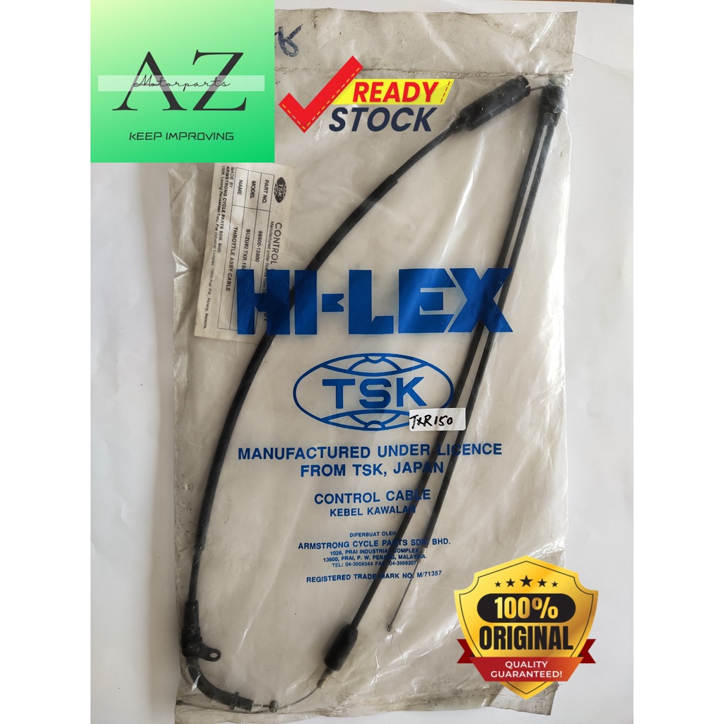 THROTTLE CABLE TSK SUZUKI TXR150 PANTHER ( ORIGINAL TSK ) | Shopee Malaysia