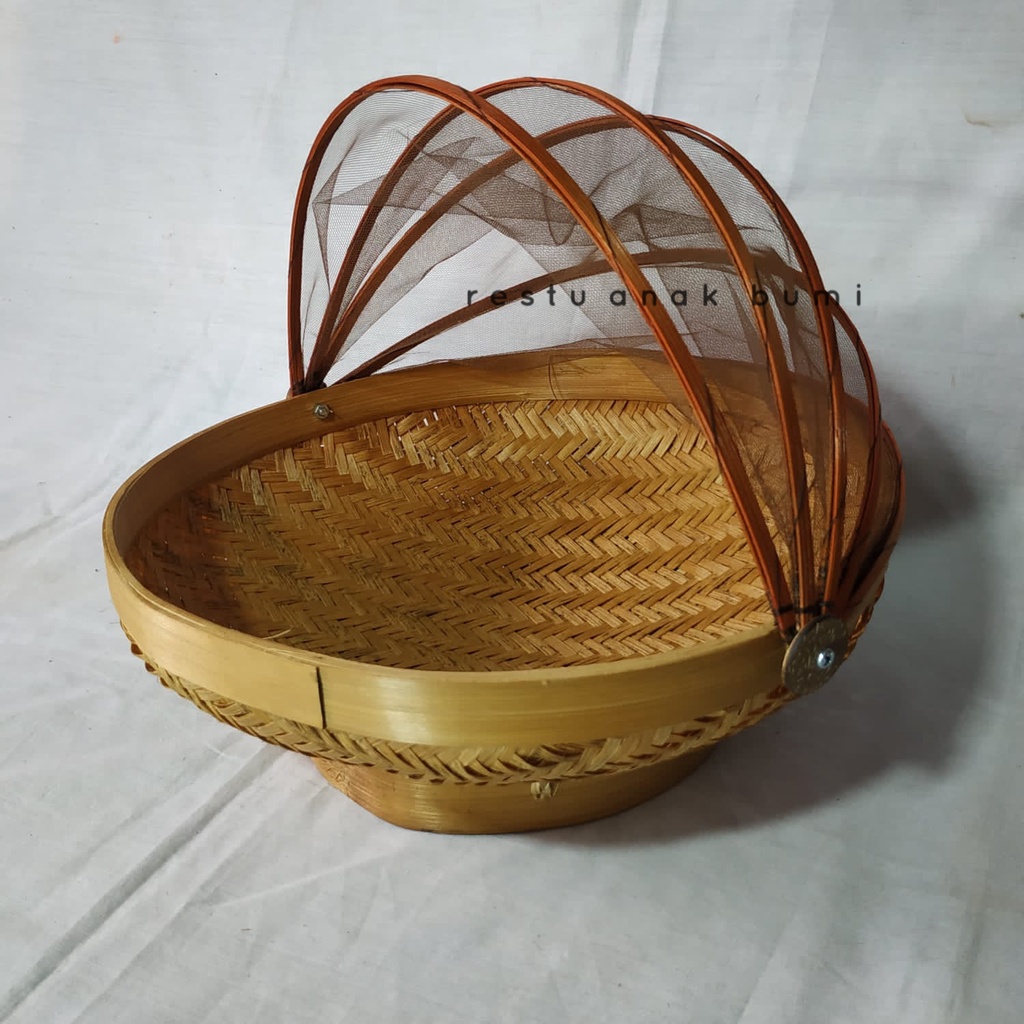 (B129) 30cm Concave Round Bamboo Serving Block/Food/Delivery/ Proposal ...